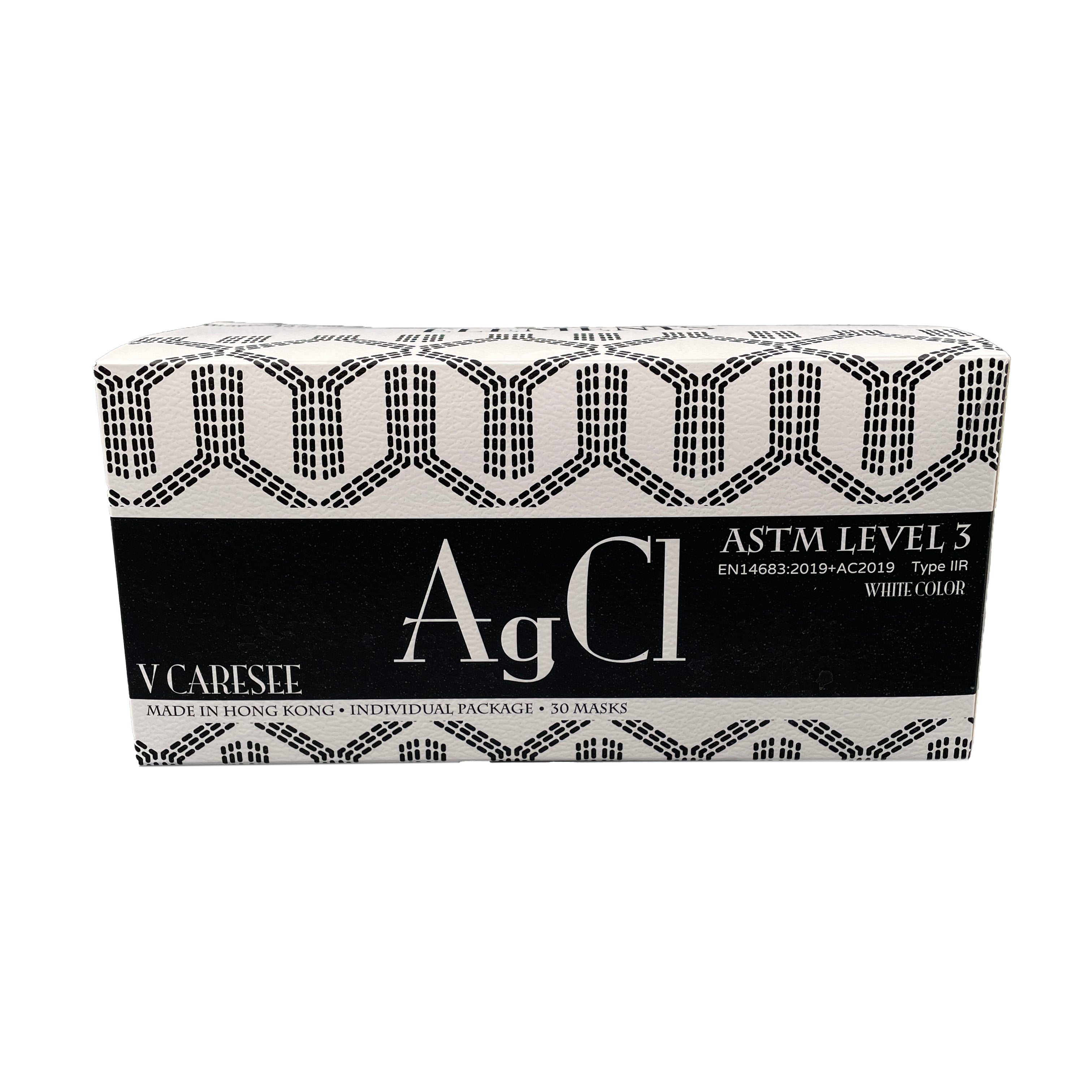 【Element 2D Medical Face Mask for Adults】 AgCl White Individual packag